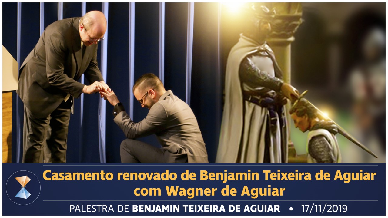 Casamento renovado de Benjamin Teixeira de Aguiar com Wagner de Aguiar ...