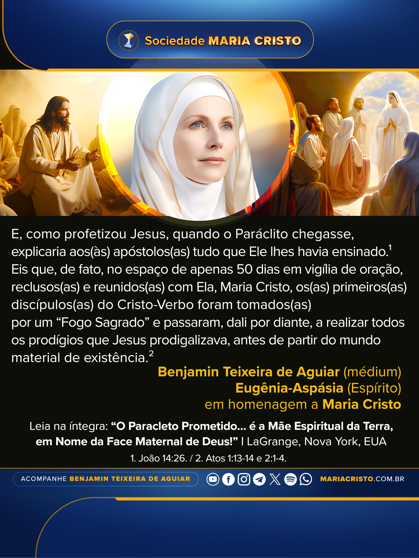 O Paracleto Prometido… é a Mãe Espiritual da Terra, em Nome da Face ...